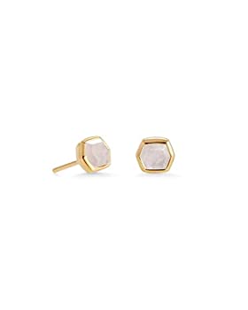 【中古】【輸入品・未使用】Kendra Scott Davie スタッドイヤリング 18Kゴールドヴェルメイル ファインジュエリー レディース, スターリングシルバー 金属, ムーンストーン【メーカー名】Kendra Scott【メーカー型...