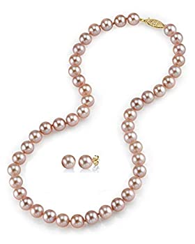【中古】【輸入品・未使用】7???8?mmピンク淡水養殖パールネックレスwith Matchingスタッドイヤリング、20インチMatinee長【メーカー名】The Pearl Source【メーカー型番】lavfwset-20-YG【ブラ...
