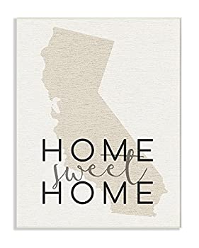 【中古】【輸入品・未使用】The Stupell Home D?cor Collection Sweet Home California タイポグラフィ 壁飾りアート 10 x 15【メーカー名】The Stupell Home Decor...