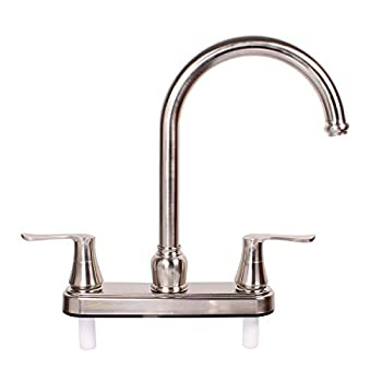 【中古】【輸入品・未使用】Empire Faucets RVキッチン蛇口ヘッド交換 グースネック蛇口交換用ヘッドとセイバーハンドル、つや消しニッケル【メーカー名】Empire Faucets【メーカー型番】【ブランド名】Empire Fau...