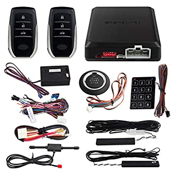 【中古】【輸入品・未使用】EASYGUARD Ec002-T2-Ns Pke 車の警報 システム 近接 センサーロック ロック解除 リモート エンジン 始動 プッシュ スタート ボタン タッチ パスワード 入力 バックアップ 振動 アラーム...