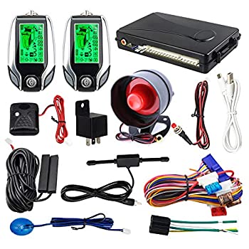 【中古】【輸入品・未使用】EASYGUARD 2ウェイ自動車アラームシステムEC204 PKE パッシブキーレスエントリー、充電式LCDポケットベルディスプレイショック警告DC12V【メーカー名】EASY GUARD【メーカー型番】EC20...