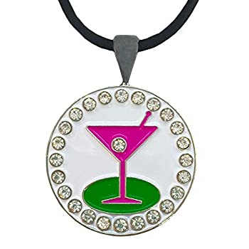 【中古】【輸入品・未使用】Giggle Golf Bling 19ホール ピンク マティーニ ゴルフボールマーカー ゴルフネックレス付き レディース【メーカー名】Giggle Golf【メーカー型番】【ブランド名】Giggle Golf【商...