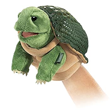 【中古】【輸入品・未使用】Hand Puppet - Folkmanis - Little Turtle New Animals Soft Doll Plush Toys 2968【メーカー名】フォークマニス【メーカー型番】2968【ブラン...