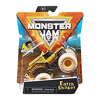 【中古】【輸入品・未使用】Monster Jam 2021 スピンマスター 1:64 ダイカスト モンスタートラック ウィーリーバー付き エレメントトラック アースシェイカー【メーカー名】JAM MONSTER【メーカー型番】2012932...
