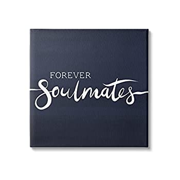 【中古】【輸入品・未使用】Stupell Industries Forever Soulmates ラブフレーズ ブルーグラデーション背景、Jo Taylorによるデザイン【メーカー名】Stupell Industries【メーカー型番】【...
