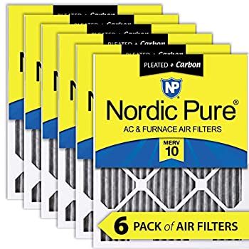 【中古】【輸入品・未使用】Nordic Pure 18?x 20?x 1pm10?C-6プリーツMERV 10?PlusカーボンAC炉フィルタ6パック、18?x 20?x 1?"【メーカー名】Nordic【メーカー型番】18x20x1【ブラ...