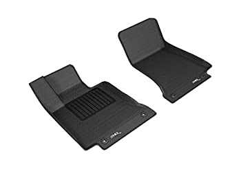 【中古】【輸入品・未使用】3D MAXpider 全天候フロアマット メルセデスベンツ Cクラス クーペ (C205) / セダン (W205) 2015-2020 カスタムフィット カーフロアライナー カグシリーズ (1列目、ブラック) ...