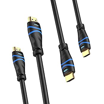 【中古】【輸入品・未使用】BlueRigger イーサネット対応ハイスピードHDMIケーブル 3m (10ft)（2本入り） - 3D、オーディオリターン・チャンネル対応【メーカー名】BlueRigger【メーカー型番】HDMI-10FT-...