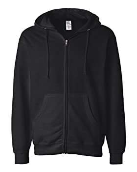 【中古】【輸入品・未使用】Independent Trading Co. メンズ ミッドウェイト フルジップフード付きスウェットシャツ (SS4500Z) US サイズ: Small カラー: ブラック【メーカー名】Independent ...