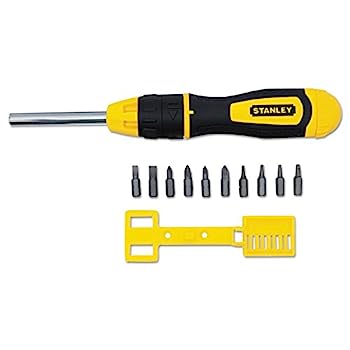 【中古】【輸入品・未使用】Stanley Tools 68010 3インチ マルチビット ラチェットドライバー 10ビット ブラック/イエロー【メーカー名】STANLEY(スタンレー)【メーカー型番】....【ブランド名】STANLEY(ス...