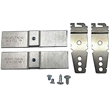 【中古】【輸入品・未使用】Granite Grabbers コンプリートキット 食器洗い機から御影石への取り付けに 2パック Granite Grabbers 食器洗い機取り付けブラケットと2パック アンダーカウンター食器洗い機ブラケット ...