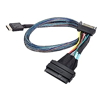 【中古】【輸入品・未使用】Xiwai Oculink SFF-8611 → U.2 U.3 SFF-8639 NVME PCIe PCI-Express SSDケーブル メインボードSSD用【メーカー名】xiwai【メーカー型番】【ブランド...