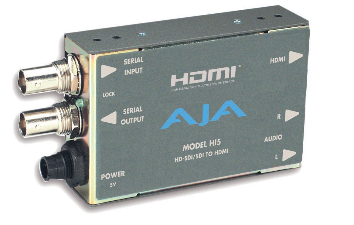 【メーカー名】AJA【メーカー型番】【ブランド名】AJA【商品説明】AJA Video Systems/エージェーエー HD-SDI/SDI → HDMIビデオ オーディオコンバータ[Hi5]・画像はイメージ写真ですので付属品など画像の通り...