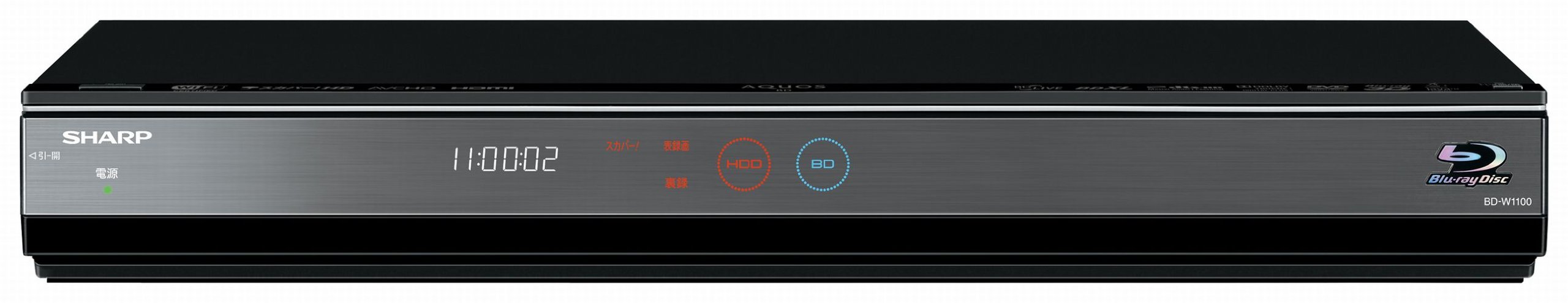 【メーカー名】シャープ(SHARP)【メーカー型番】【ブランド名】シャープ(SHARP)【商品説明】シャープ 1TB 2チューナー ブルーレイレコーダー ハイグレードシリーズ AQUOS BD-W1100・画像はイメージ写真ですので付属品な...