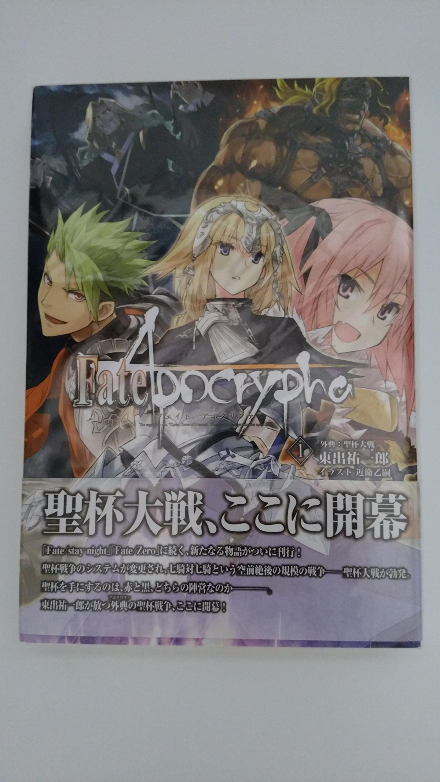 【メーカー名】TYPE-MOONBOOKS【メーカー型番】【ブランド名】TYPE-MOON BOOKS【商品説明】Fate/Apocrypha vol.1「外典:聖杯大戦」【書籍】・画像はイメージ写真ですので付属品など画像の通りではないこと...