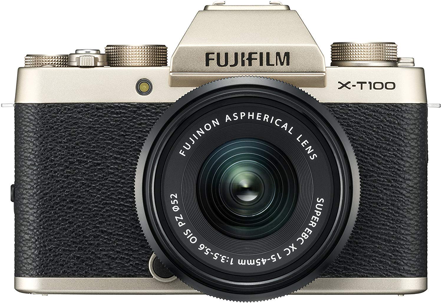 【メーカー名】富士フイルム【メーカー型番】【ブランド名】富士フイルム(FUJIFILM)【商品説明】富士フイルム(FUJIFILM) ミラーレス一眼 X-T100レンズキット シャンパンゴールド X-T100LK-G・画像はイメージ写真です...