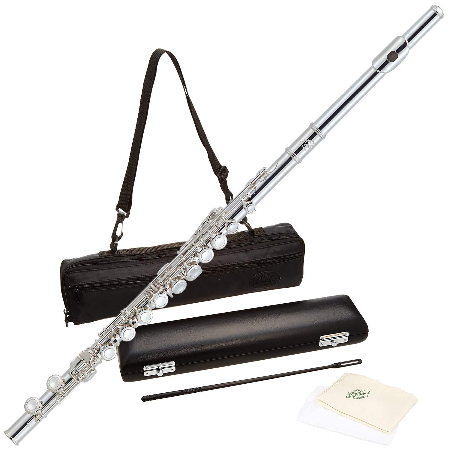 【メーカー名】J.MICHAEL【メーカー型番】【ブランド名】J.MICHAEL【商品説明】Jマイケル シルバーフルート FL-380SE Eメカ付き・画像はイメージ写真ですので付属品など画像の通りではないこともございます。　付属品について...
