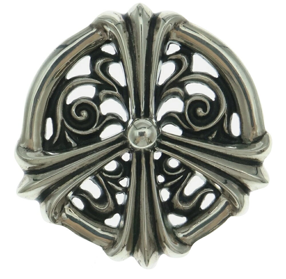 クロムハーツ　PEACE MEDALLION ペンダント です。 丸みを帯びたクロスモチーフのペンダントトップです。 新作！レアアイテムです。 こちらにはインヴォイス（写し）をお付けいたします。 素材：92.5% Sterling Silv...