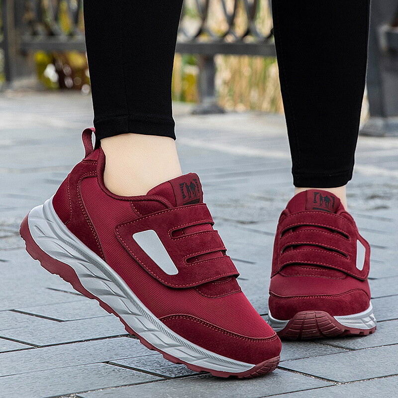 介護シューズ メンズ リハビリシューズ レディース スニーカー 滑り止め 高齢者 ベロクロ 室内履き 室外 滑り止め 4E 幅広 やわらか ナースシューズ 反射材 ユニセックス 23.0cm-27.5cm ベルクロ式（マジックテープ式）で着...