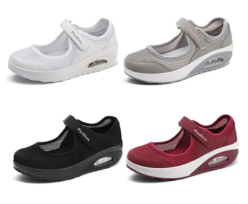 ナースシューズ ウォーキングシューズ 厚底 レディース 高齢者用シューズ 介護シューズ マージックテープ リハビリ靴 エアクッション付き 幅広 安全靴 疲れにくい 外反母趾 船型底 高齢者 介護 敬老日 親孝行 おしゃれ 日常着用 22.5...