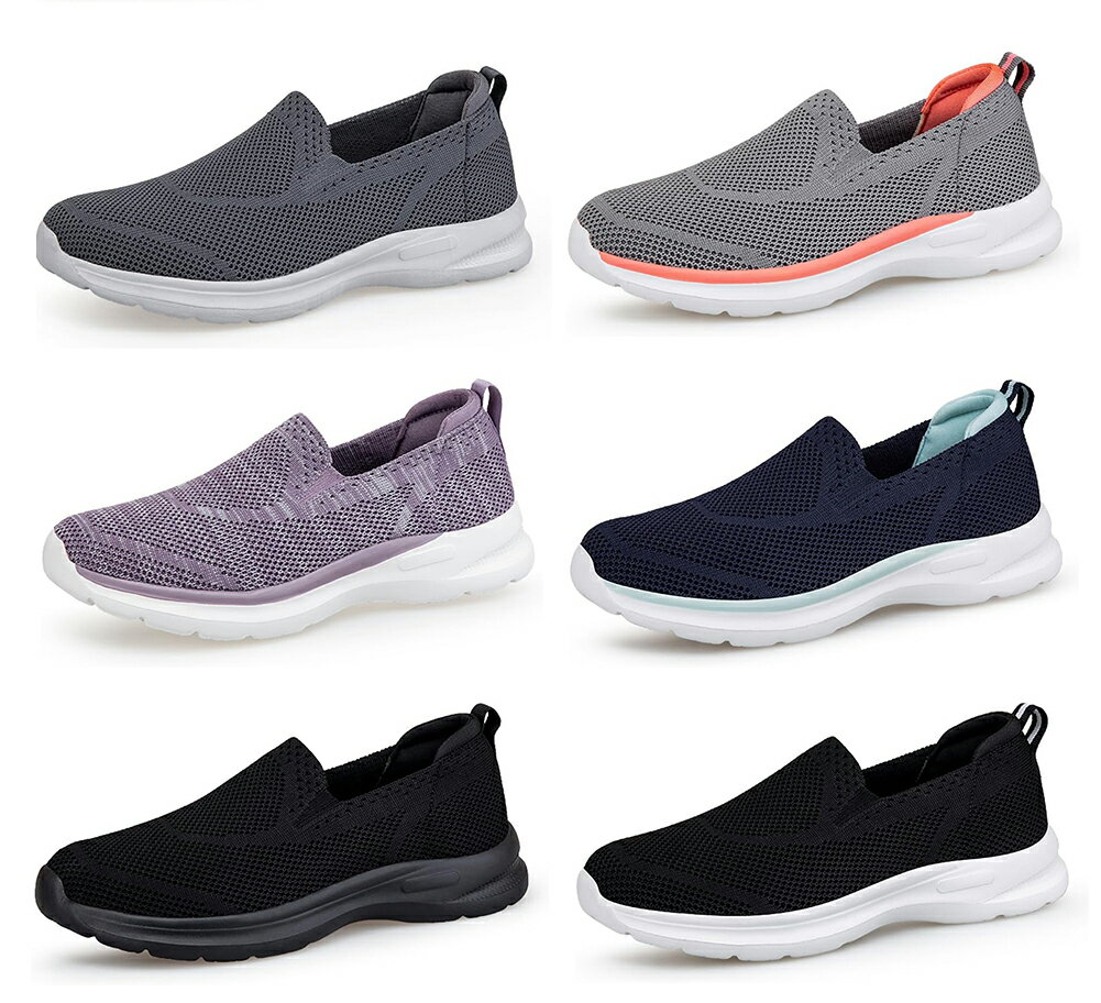 スリッポン レディース ウォーキングシューズ メンズ ナースシューズ 介護シューズ 高齢者 リハビリ 超軽量 通気 滑り止 男女兼用 敬老の日 22.5cm-27.5cm インソールは足にやさしくフィットし通気性もよいカップインソール設計に...