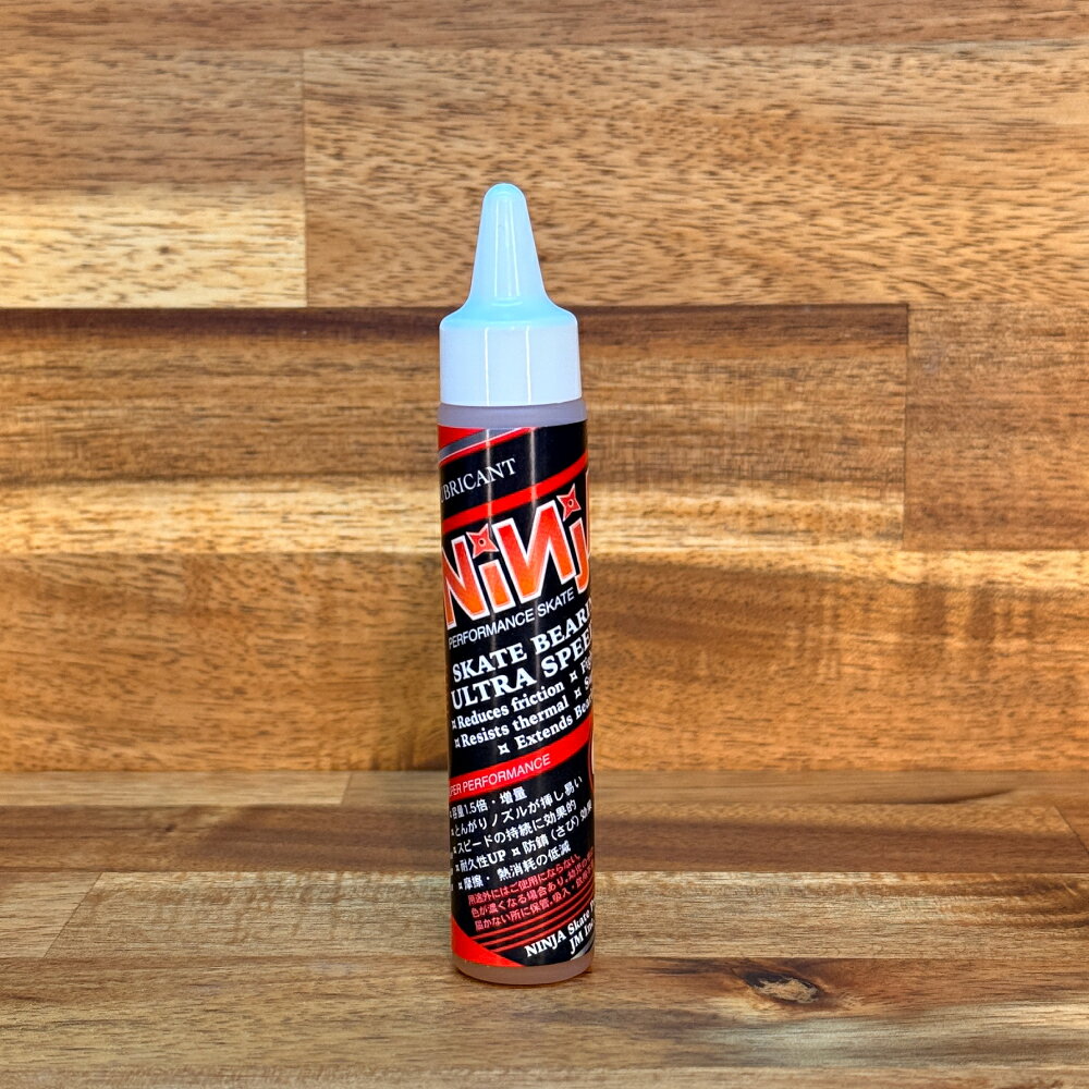NINJA SPEED OIL TALL REDNINJA（ニンジャ） SPEED OIL TALL RED 20mlスケートボードやインラインスケートなどのベアリングメンテナンスに使いやすい、NINJAのスピードオイルです。REDタイプは...