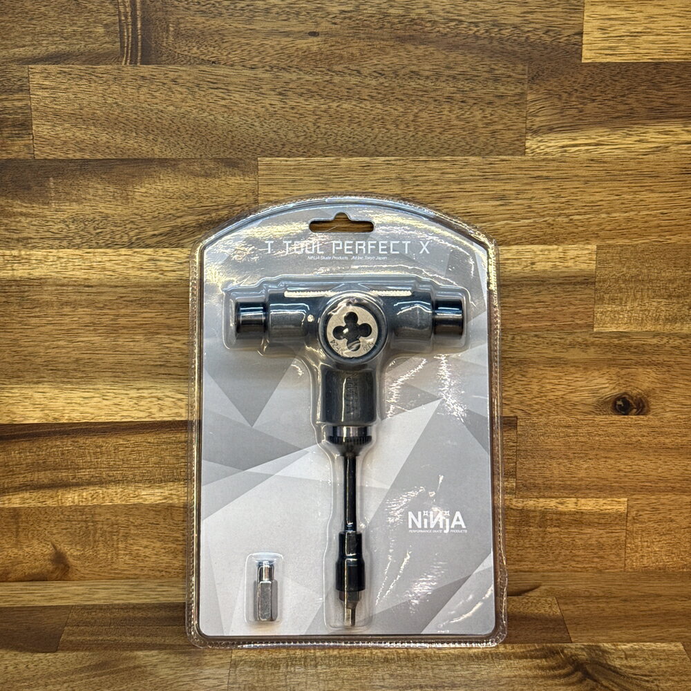 商品についてNINJA ニンジャ T TOOL X ブラック スケートボード ツール レンチ メンテナンス用品トラックやウィールまわりの調整に使いやすいスケートボード用ツールです。■ 商品の特徴・スケートボードのトラックやウィールまわりを調...