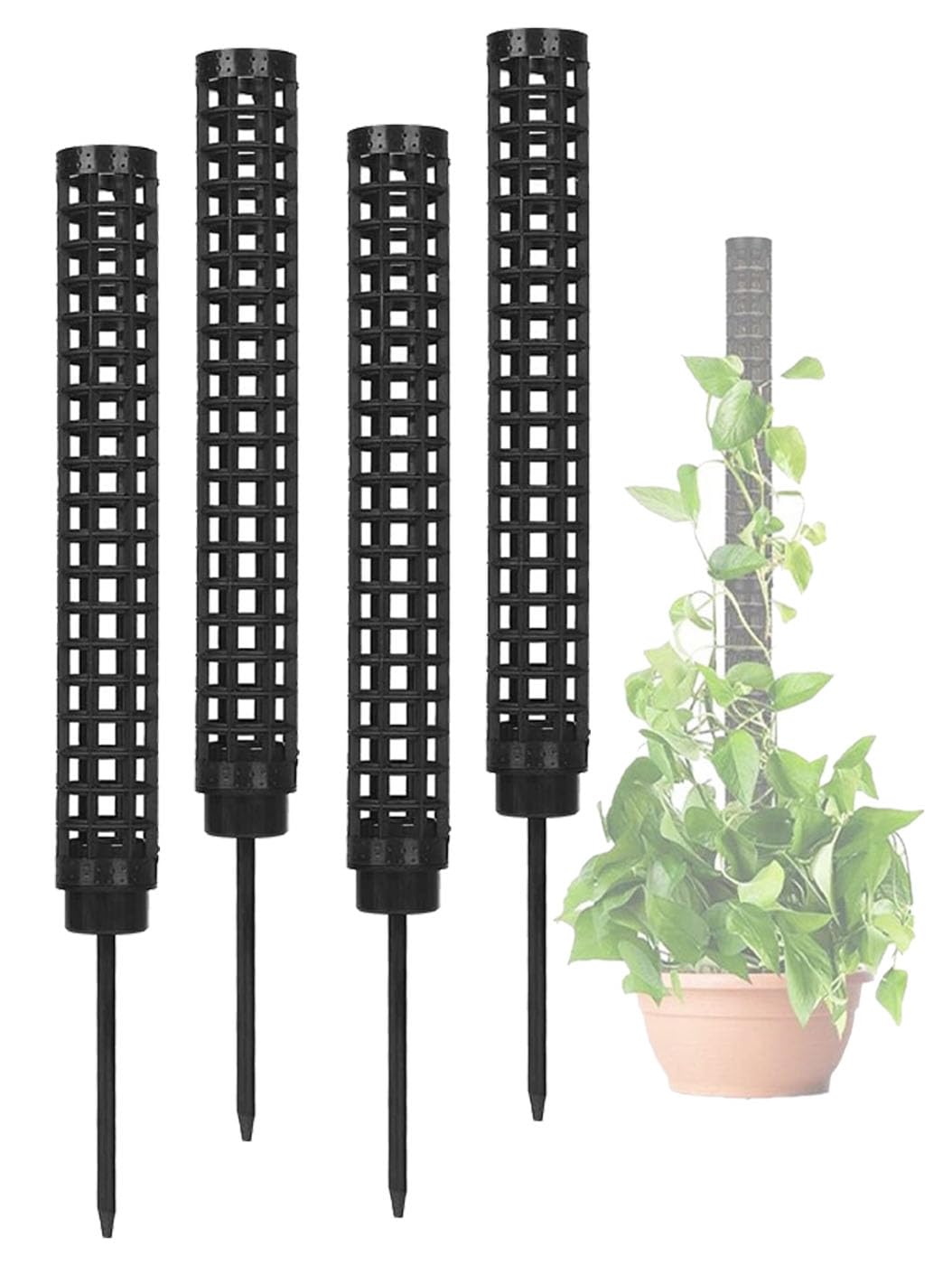 商品情報商品の説明主な仕様 観葉植物やモンステラなどのつる性植物の成長をサポートするモスポール支柱4本セットです。ホワイト、ブラック、グリーンの3色からお選びいただけます。軽量かつ耐久性のあるプラスチック素材を使用し、観葉植物の成長に合わせ...