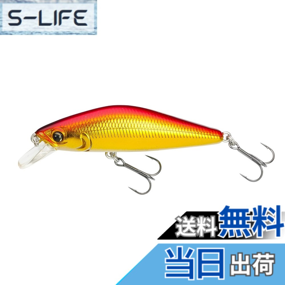 商品情報商品の説明低重心ボディーが安定した泳ぎを生み出す。 ダウンキャストでも飛び出しにくく、レンジもキープしやすい。 平たいボディーとセッパリ形状が織りなすウォブンロールとトゥイッチングによるヒラ打ちは絶妙です。主な仕様 サイズ：50mm...