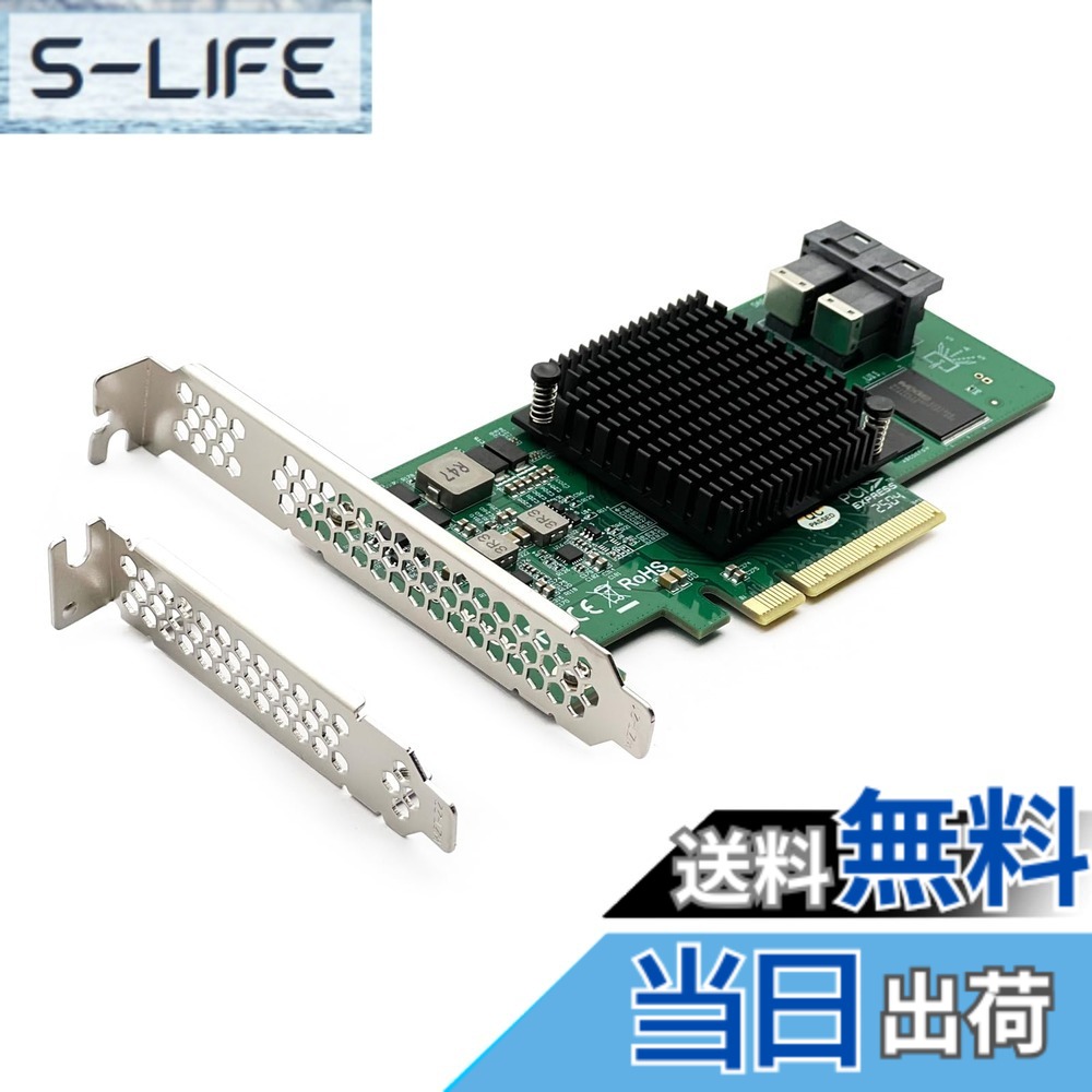 商品情報商品の説明10Gtek 12G 内蔵 PCI Express SAS/SATA HBA Raid コントローラ カード、Broadcom SAS 3008、SAS 9311-8I と互換性があり、Raid 0/1/1E/10 をサポ...