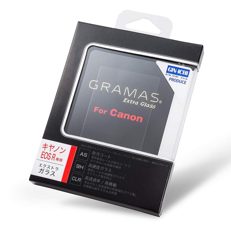 グラマス グラマス グラマス Extra Glass Canon EOS R用 DCG-CA10ジャストサイズ：全て実機から採寸し製作しています。モニターのサイズ・形状に合っているため、見た目も美しく貼っていないかのような仕上がりで、指で触...