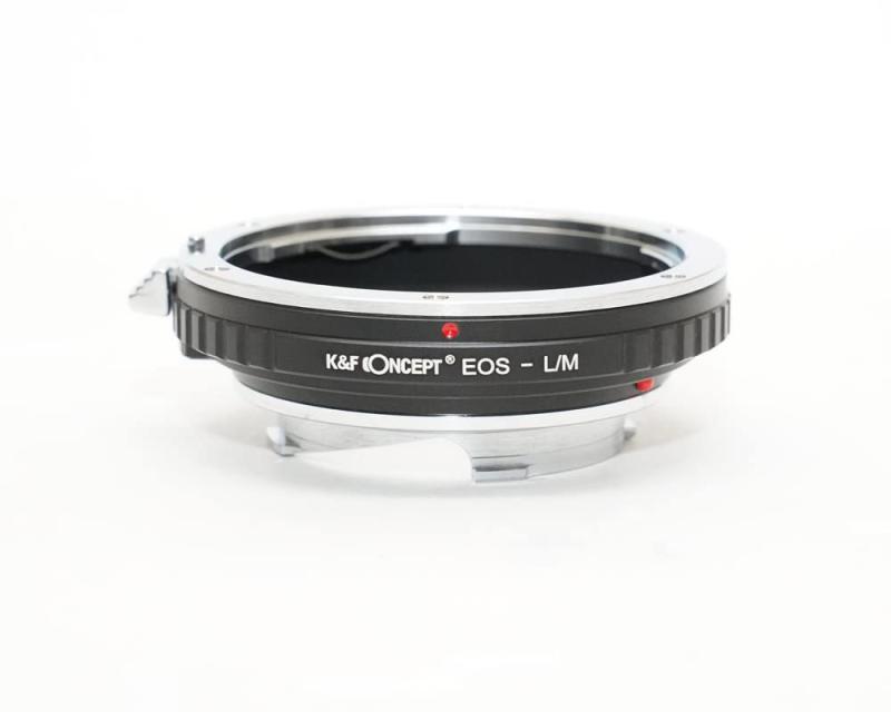 K&amp;F CONCEPT キャノン対応 EOS EF(EF-S)レンズ-L/M ライカM マウントアダプター レンズクロス付 ef-lm (KFLM)LM-EA7使用不可です。【正規】の安心国内サポート。今なら無料レンズクロス1枚プレ...
