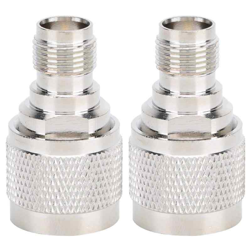 2PCS Nオス-TNCメスアダプタ、ポータブル金メッキコネクタ、小型でポータブル、高仕様のクラフト、信頼性の高い、高性能、長寿命【使い勝手】アダプターはNオスとTNCメスの接続に使用し、便利で使いやすいです。【高品質】厳格な品質管理基準に...