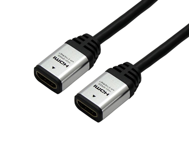 ホーリック HDMI中継ケーブル 10cm HAFF01-554SVコネクタ形状：HDMI標準コネクタ（タイプA/メス）×2コネクタサイズ：W19.6 x H11.6 x D37.7 mmケーブル直径：6mmケーブル長：10cmPET箱パッ...