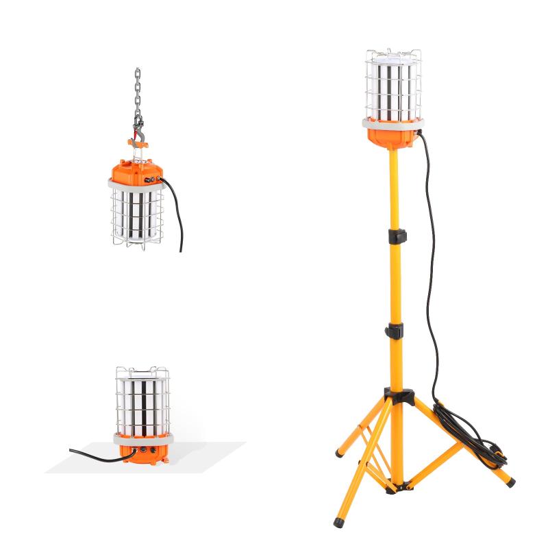 WithProject 360度 LED 投光器 ワークライト 150W 全方向 高輝度18000lm IP64防水 三脚スタンド式 無段階調光式 現場 作業灯 広範囲照明 アウトドア キャンプ 防災対策 屋内 屋外兼用 収納バッグ付【36...