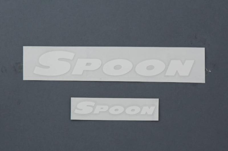 スプーン(Spoon)【ステッカー】 TEAM STICKER WHITE [200/100mm] ALL-90000-W00 ホワイトW200mm/W100mm （各1枚SET）