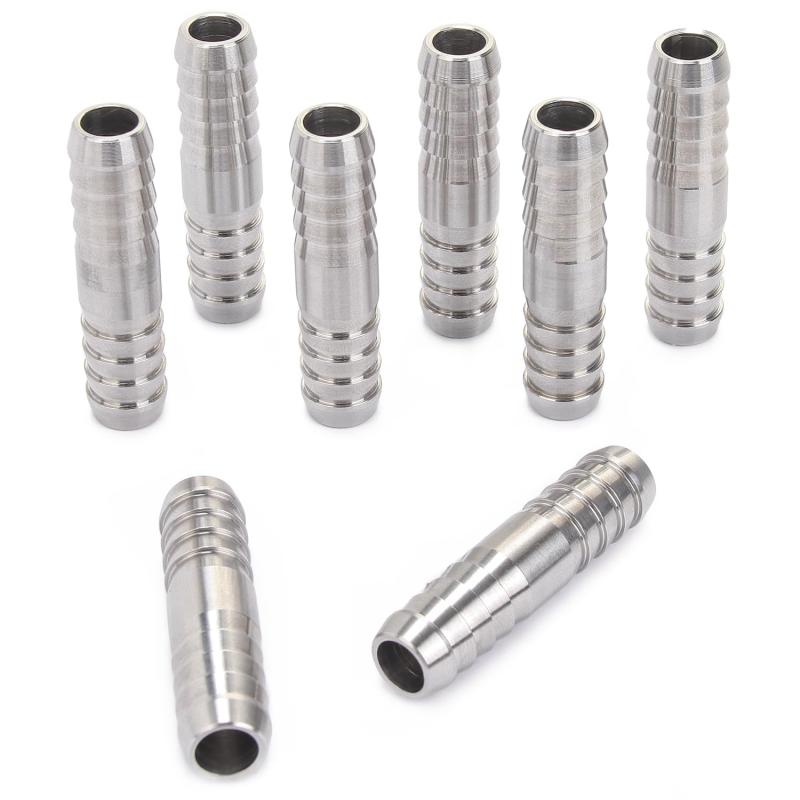 LTWFITTING 10mm 316ステンレス鋼 ストレートコネクター タケノコジョイント 車載燃料ホース用 ヒーター継手 25個入【包装】25個入り【素材】ステンレス316【純量】14.74g/個【両口内径】約10mm（3/8インチ）【...