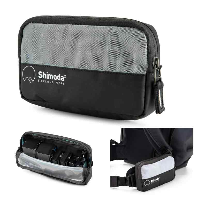 Shimoda Accessory Pouch カメラケース アクセサリー ポーチ ブラック V520-514【バッグやベルトに取り付け可能】ベルトやバックパックのウエストベルトなどに簡単に取り付け可能。頻繁に出し入れするアイテムや、バッテ...