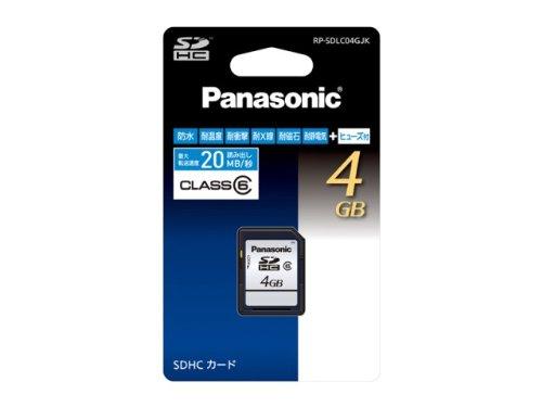パナソニック 4GB SDHCメモリーカード CLASS6 RP-SDLC04GJK規格:SDHCスピードクラス:Class6UHSスピードクラス:非対応
