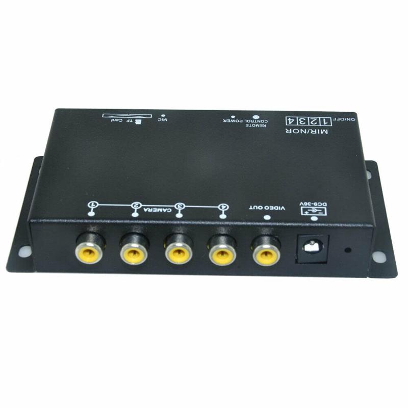 Auto Wayfeng WF? マルチカメラスプリッタ 赤外線コントロール4カメラビデオコントロール車のカメラ画像スイッチコンバイナボックス左の表示のために右の表示フロントリアの駐車のカメラボ