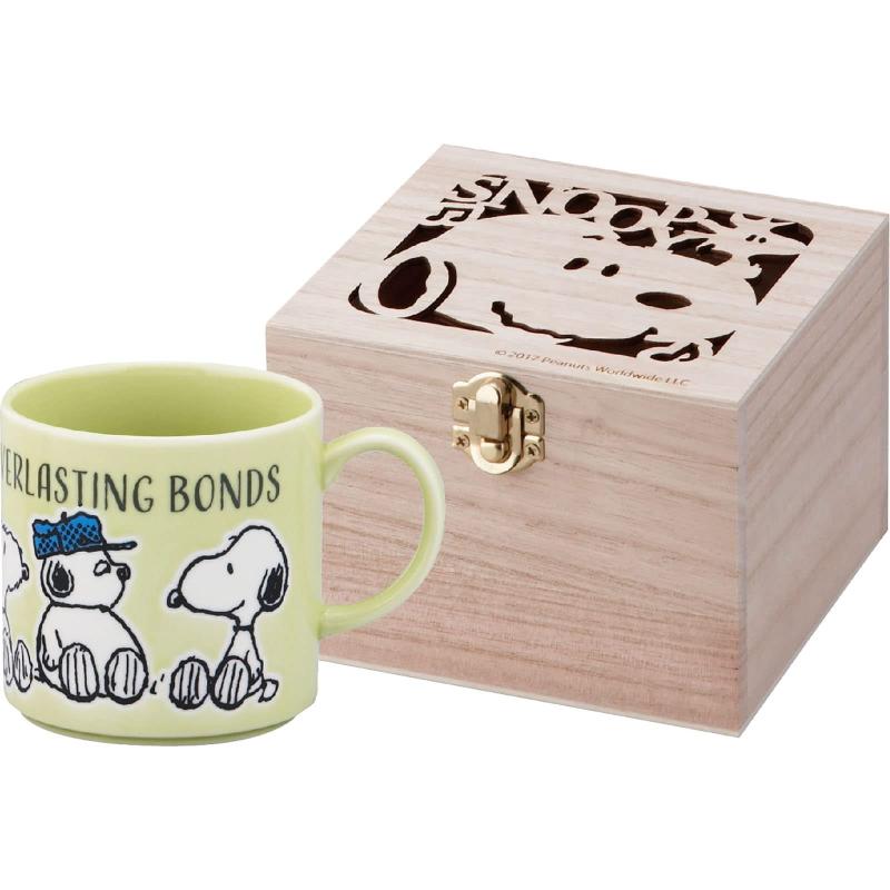 山加商店 「 peanuts(ピーナッツ) 」 カラフルピーナッツ マグカップ 木箱入 日本製 350ml