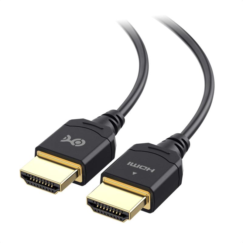 [超高速HDMI認証] Cable Matters 48Gbps 超薄型HDMI 2.1 ケーブル 1.5m、8K@60Hz・4K@240Hz・HDR・Dolby Vision、Apple TV/任天堂 / PS5 / Xbox Serie...