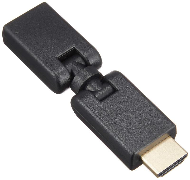 タイムリー TIMELY HDMI 180°回転コネクタ [ HDMI (Aタイプ) オス - メス ] HDMI-3DCHDMI(Aタイプ)端子に取りつけて使う、180度回転アダプタ端子 : HDMI(Aタイプ)オス ― HDMI(Aタイ...