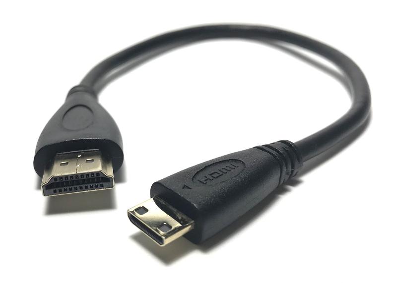 Access 【 30cm 】HDMIアダプタケーブル ミニHMDI オス - HDMI オス アダプター 変換ケーブル AV9OO30フル3D映像対応、4K×2K解像度対応 いたします。コネクター部分を伝送信号が劣化しにくい金メッキ処理 ...