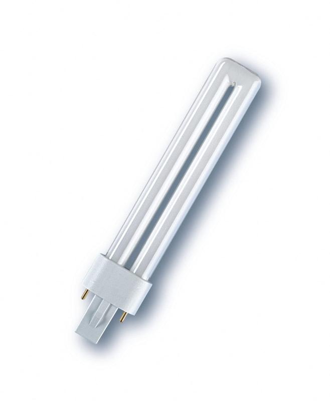 OSRAM コンパクト形蛍光ランプ(蛍光灯) DULUX S 11W 電球色 G23口金 DULUXS11W827