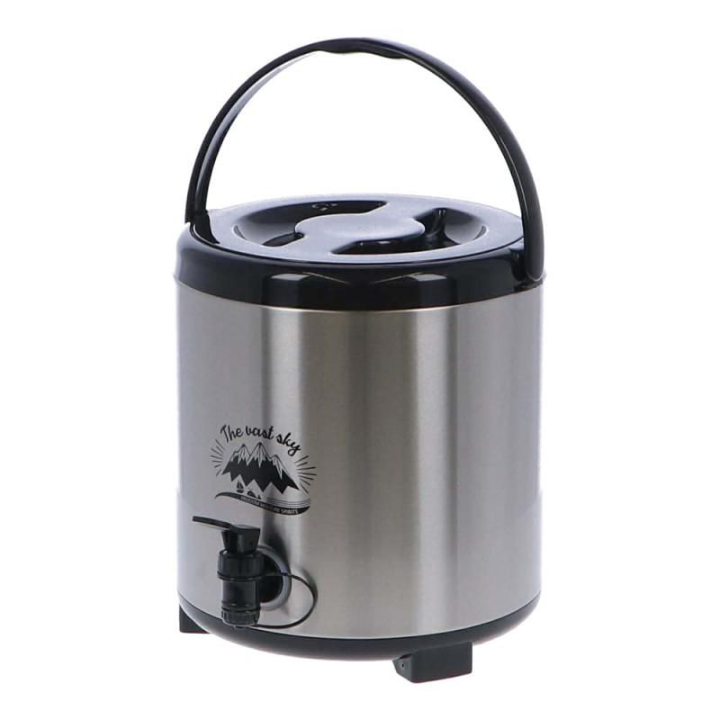 コーナン オリジナル LIFELEX ステンレスウォータージャグ6L KHK05-3901【仕様】<br>●使用サイズ（約）：径23.5×高さ32cm<br>●収納サイズ（約）：径23.5×26.5cm<br&...