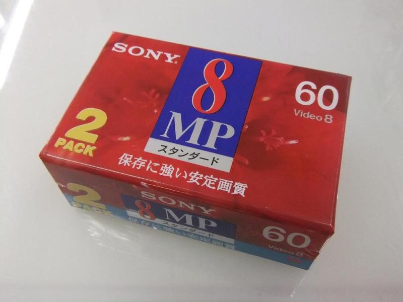 SONY 2P6-60MP3 8ミリテープ対応システム：8ミリグレード：スタンダード録画時間：（NTSC）60分（標準）/120分（2倍モード）