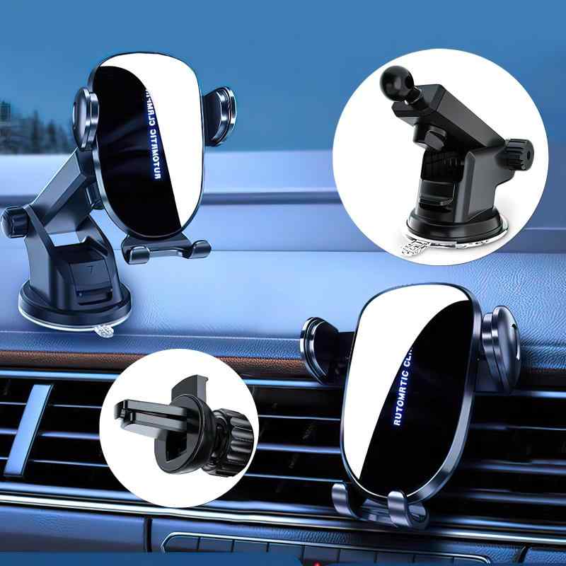 スマホホルダー 車 ONEDIGI 車載ホルダー 車 スマホスタンド カー用品 携帯ホルダー 車 エアコン吹き出し口＆超強力真空吸盤兼用2in1 片手操作 安定性拔群 車載スマホホルダー 自由調節 360度