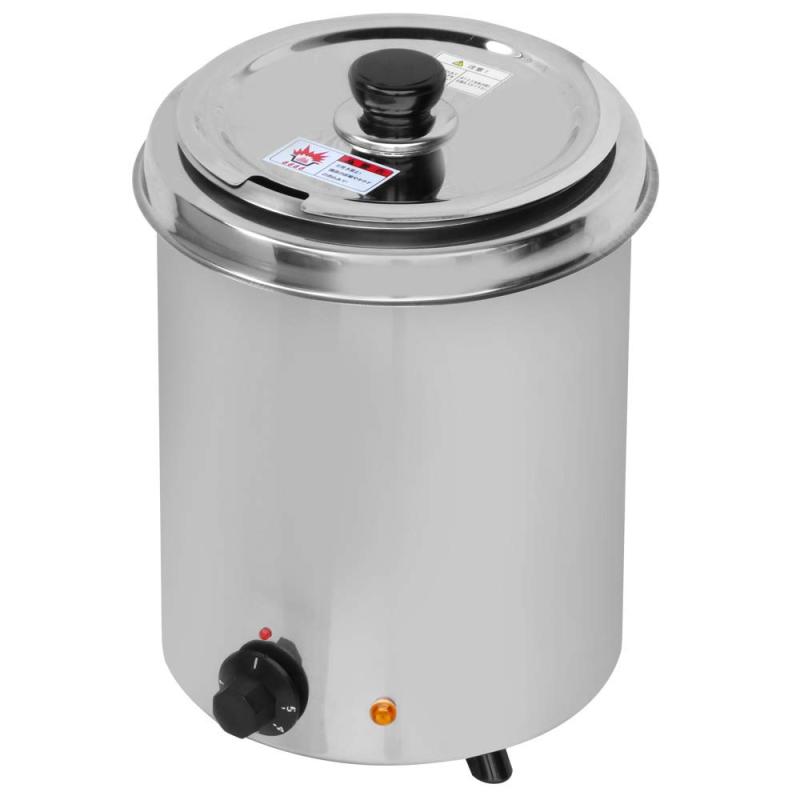 スープジャー スープ保温 5L (満水5.6L) 業務用 KIPROSTAR(キプロスター) PRO-BSW5 カレー ポタージュ 味噌汁 温め 湯煎たっぷり5L入るあつあつ保温の業務用スープジャー。電源コードを束ねて使用しないでください。...